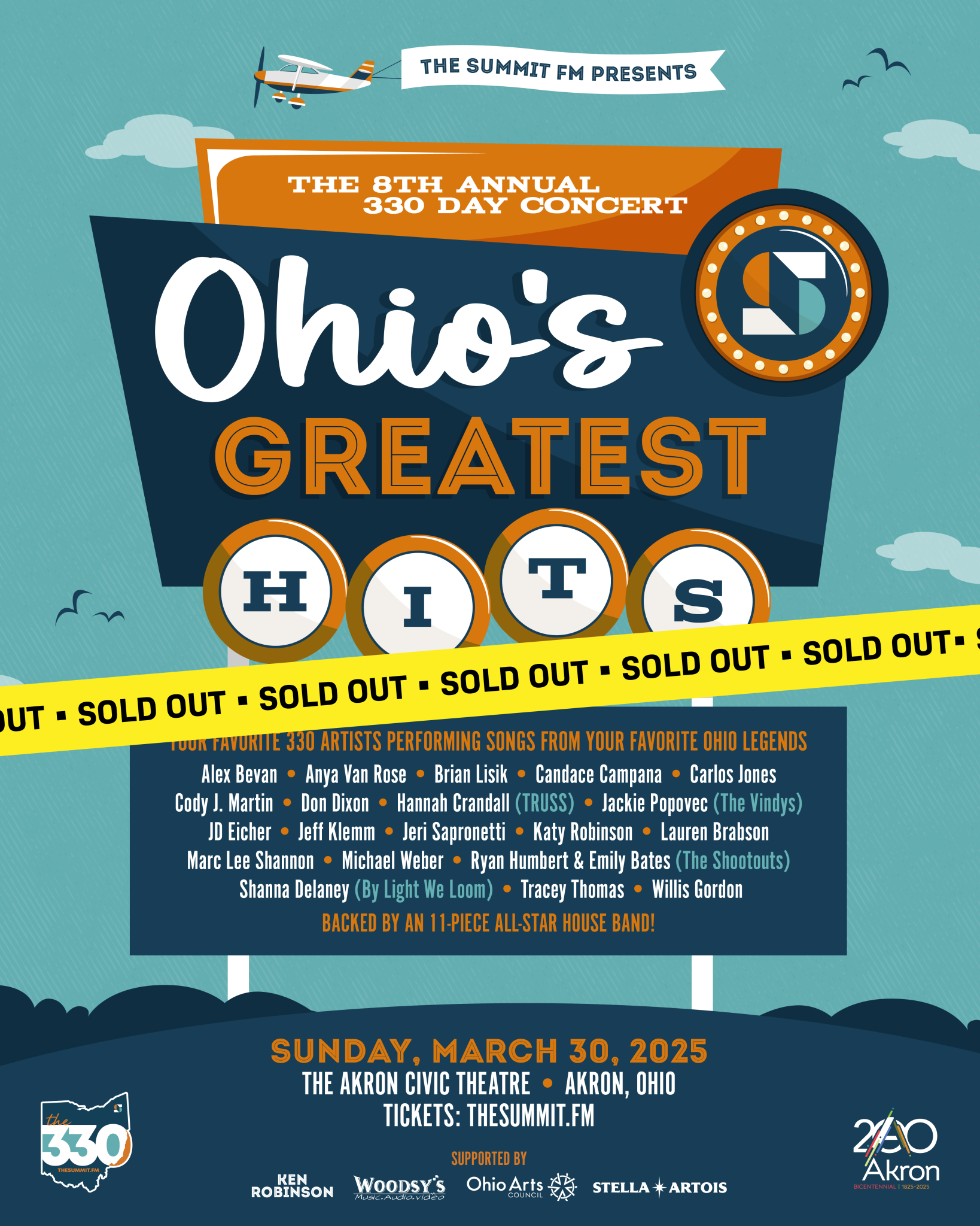 The 8th Annual 330 Day Concert: Ohio's Greatest Hits - The Summit FM